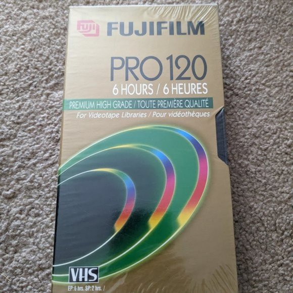 Fujifilm | Media | Fujifilm Pro 2 Blank Vhs Tape Sealed Hq Listing 1 ...